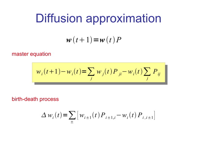 Mathematical models of evolution | PPT