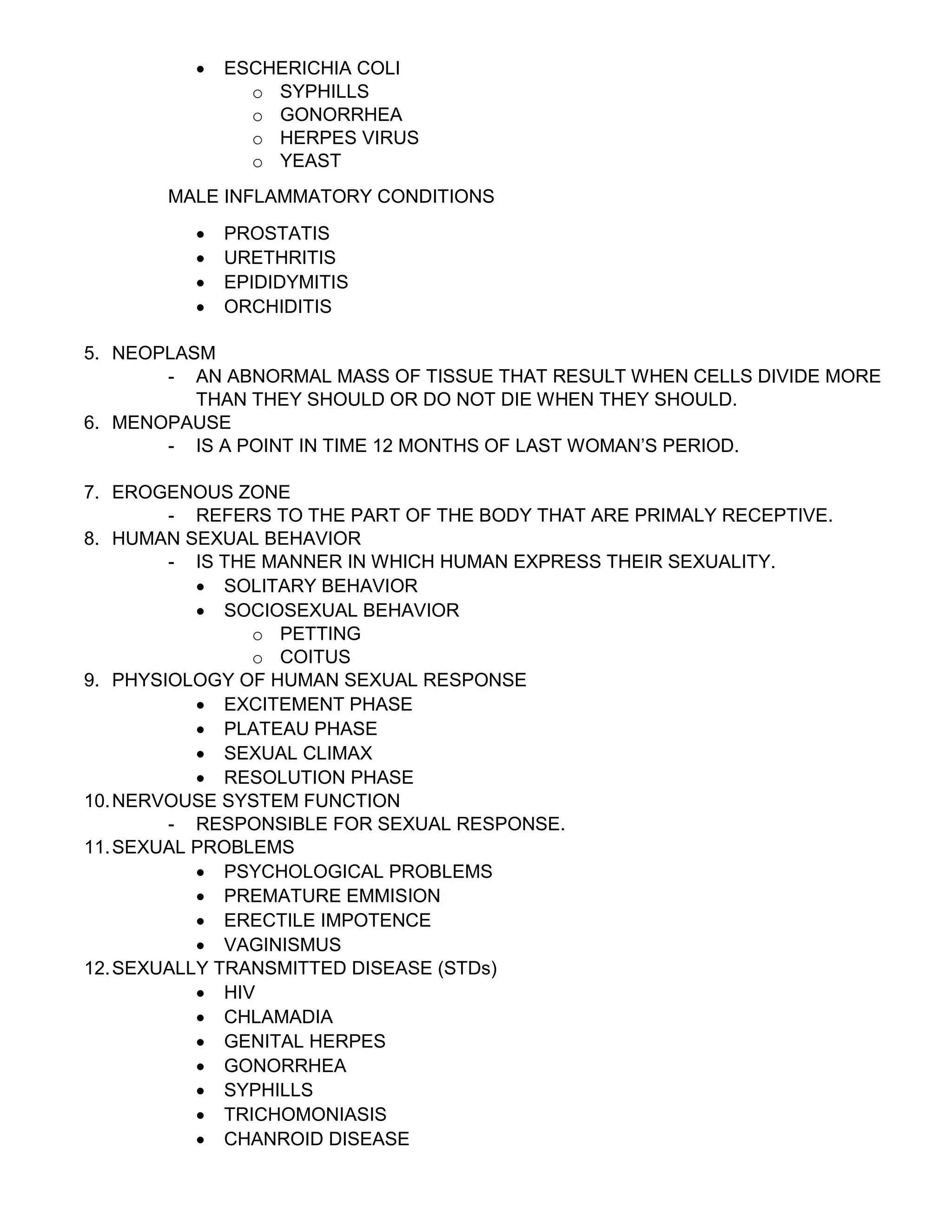 UNPACKING THE SEXUAL SELF | DOCX | Sexual Conditions | Sexual Health
