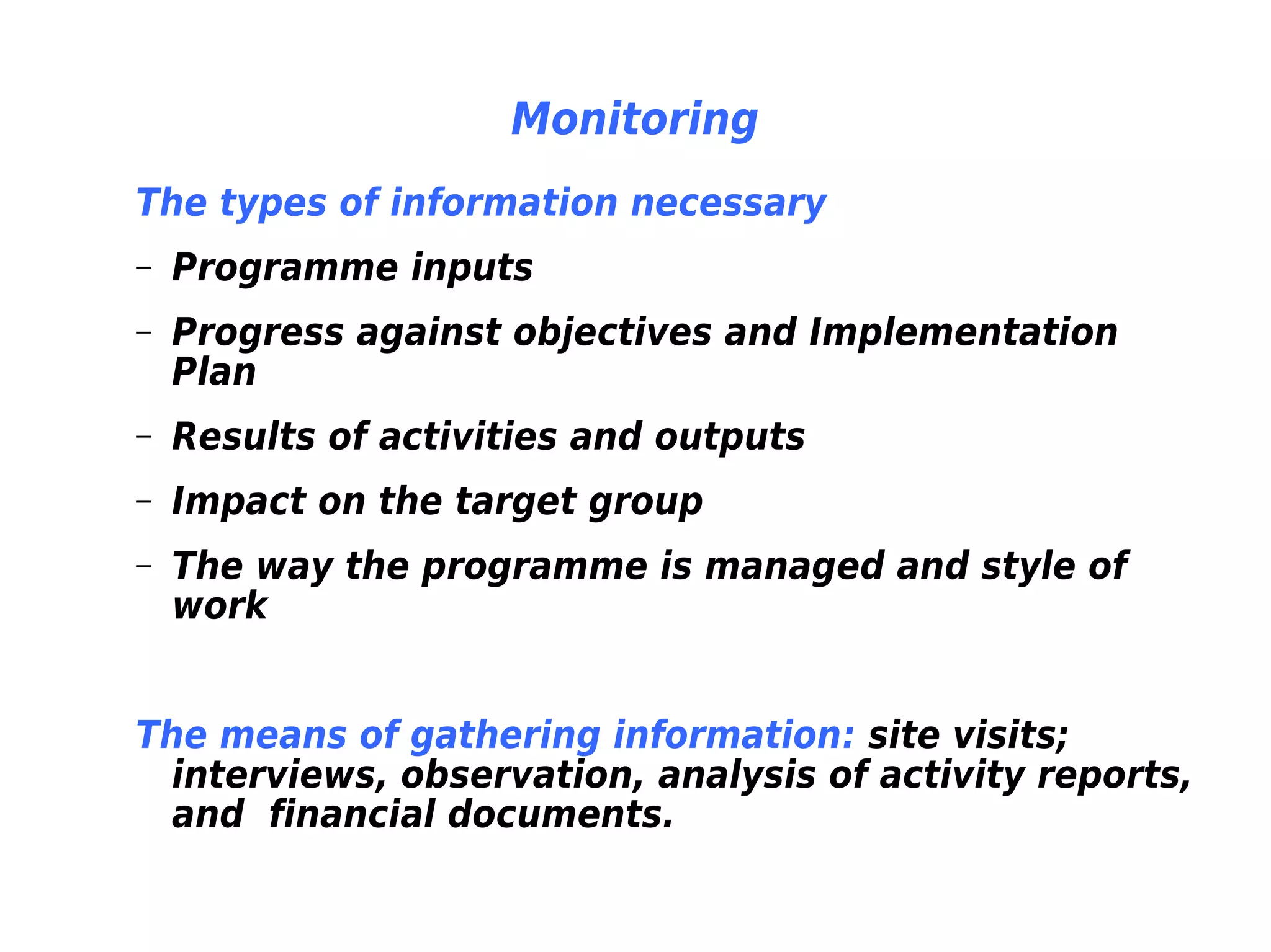 Almm monitoring and evaluation tools draft[1]acm sir revised | PPT