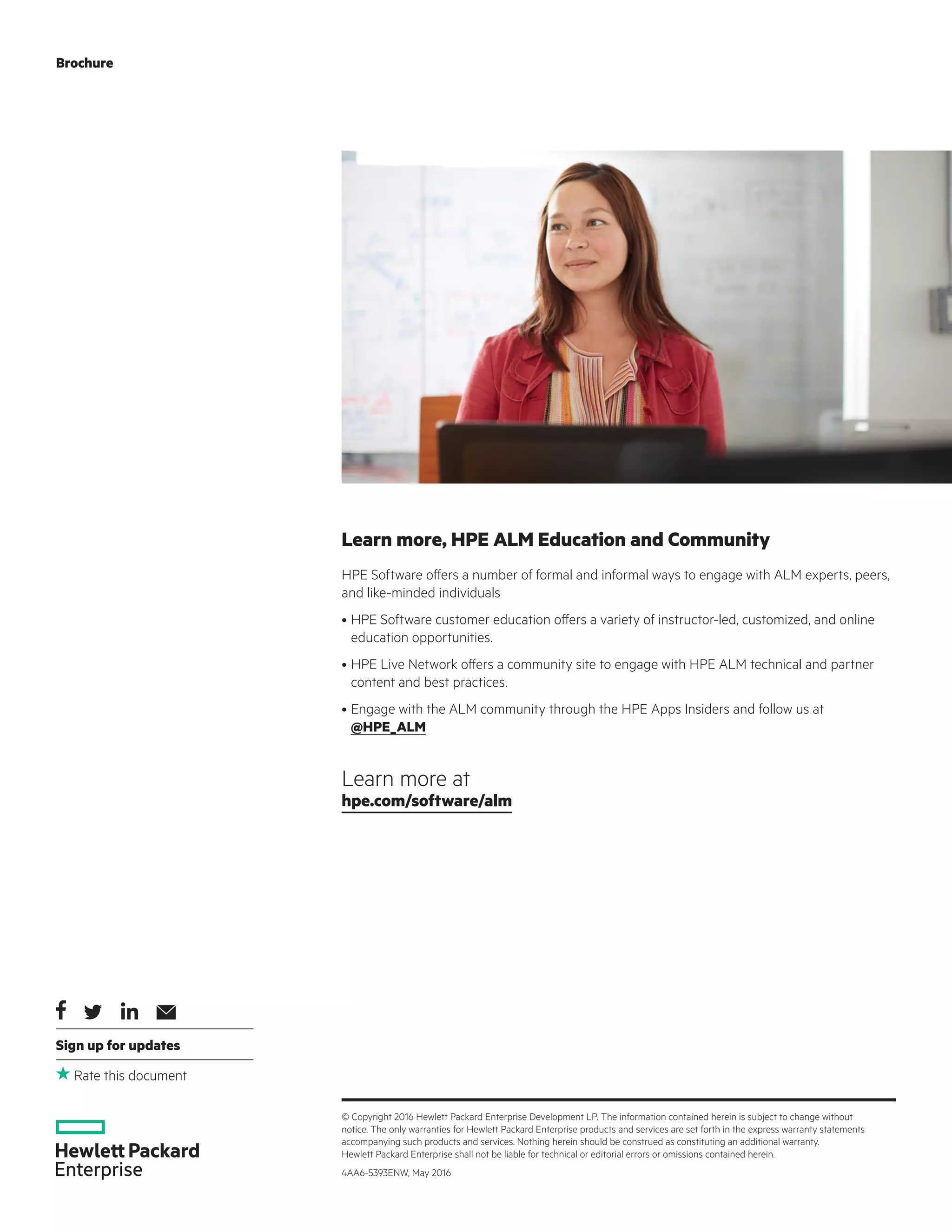 [Brochure] HPE ALM Octane | PDF