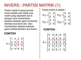 Al modul 2 invers matrik revisi 2020 | PPT
