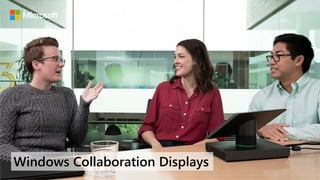 Introduction to Windows Collaboration Displays | PPT
