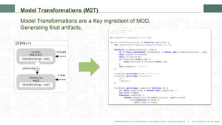 ALMOsT.js: an Agile Model to Model and Model to Text Transformation Framework | PPT