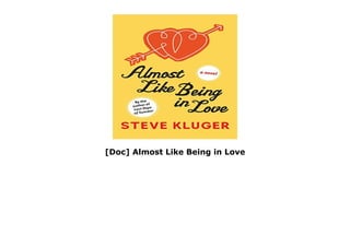 [PDF] ALMOST LIKE BEING IN LOVE | PDF