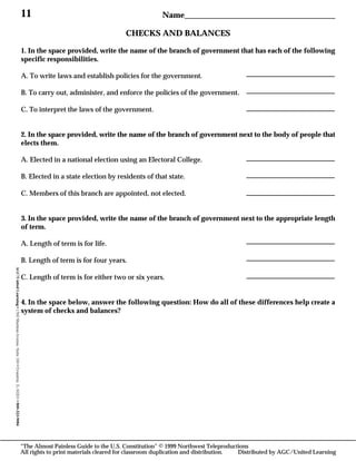 Almost painless constitution video sheet | PDF