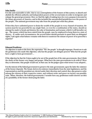 Almost painless constitution video sheet | PDF