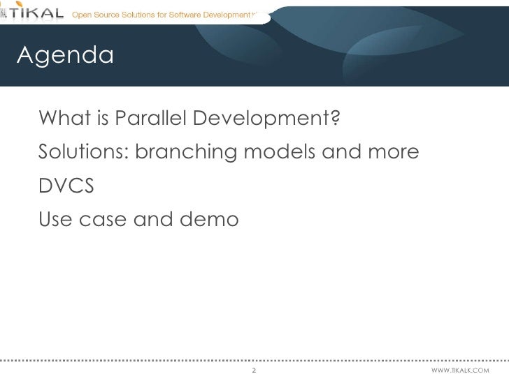 Alm tce parallel development