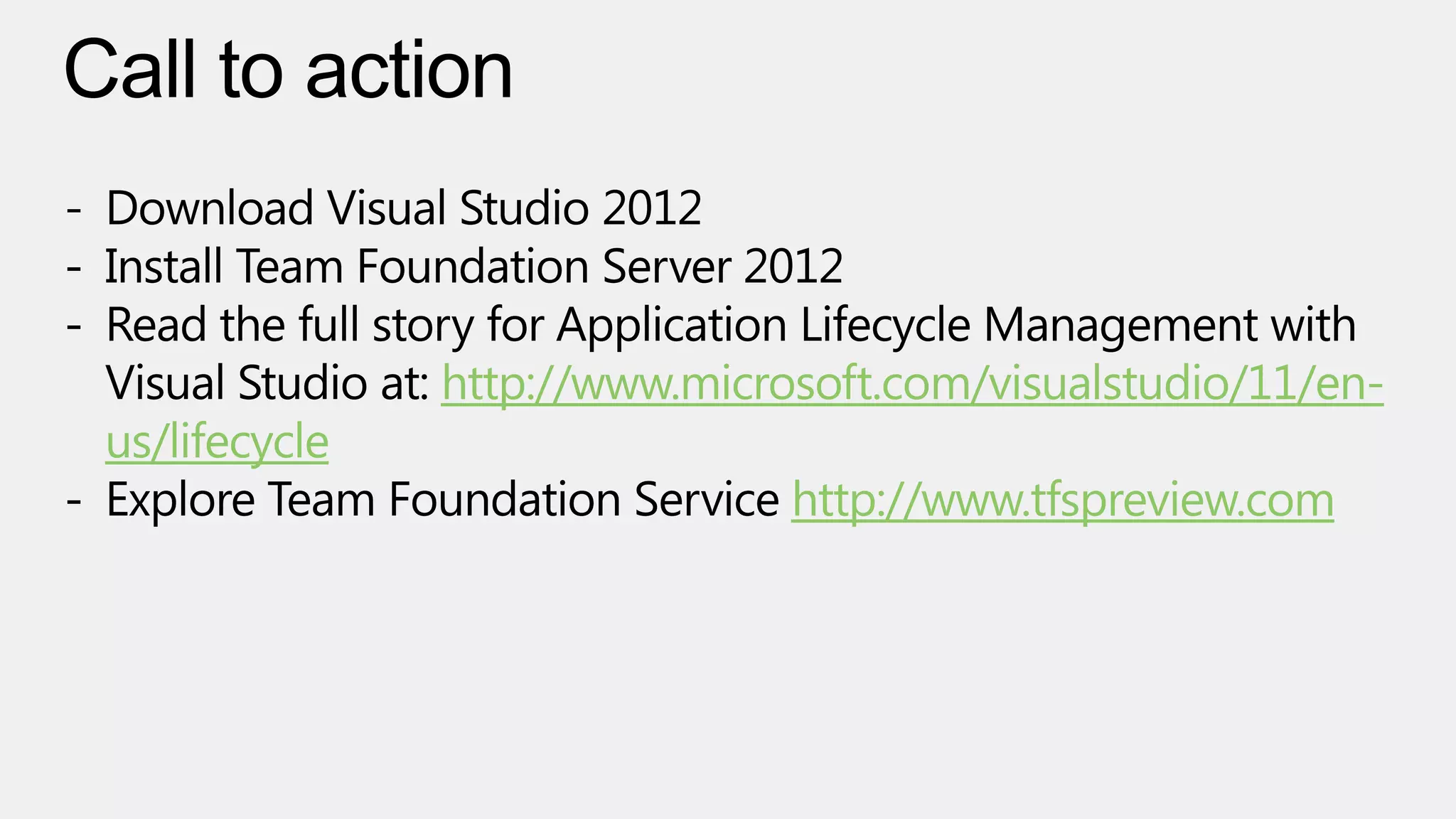 Application Lifecycle Management - It's a team sport | PPTX
