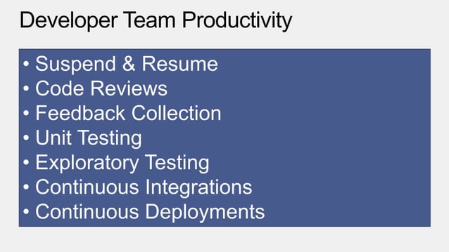 Application Lifecycle Management - It's a team sport | PPTX