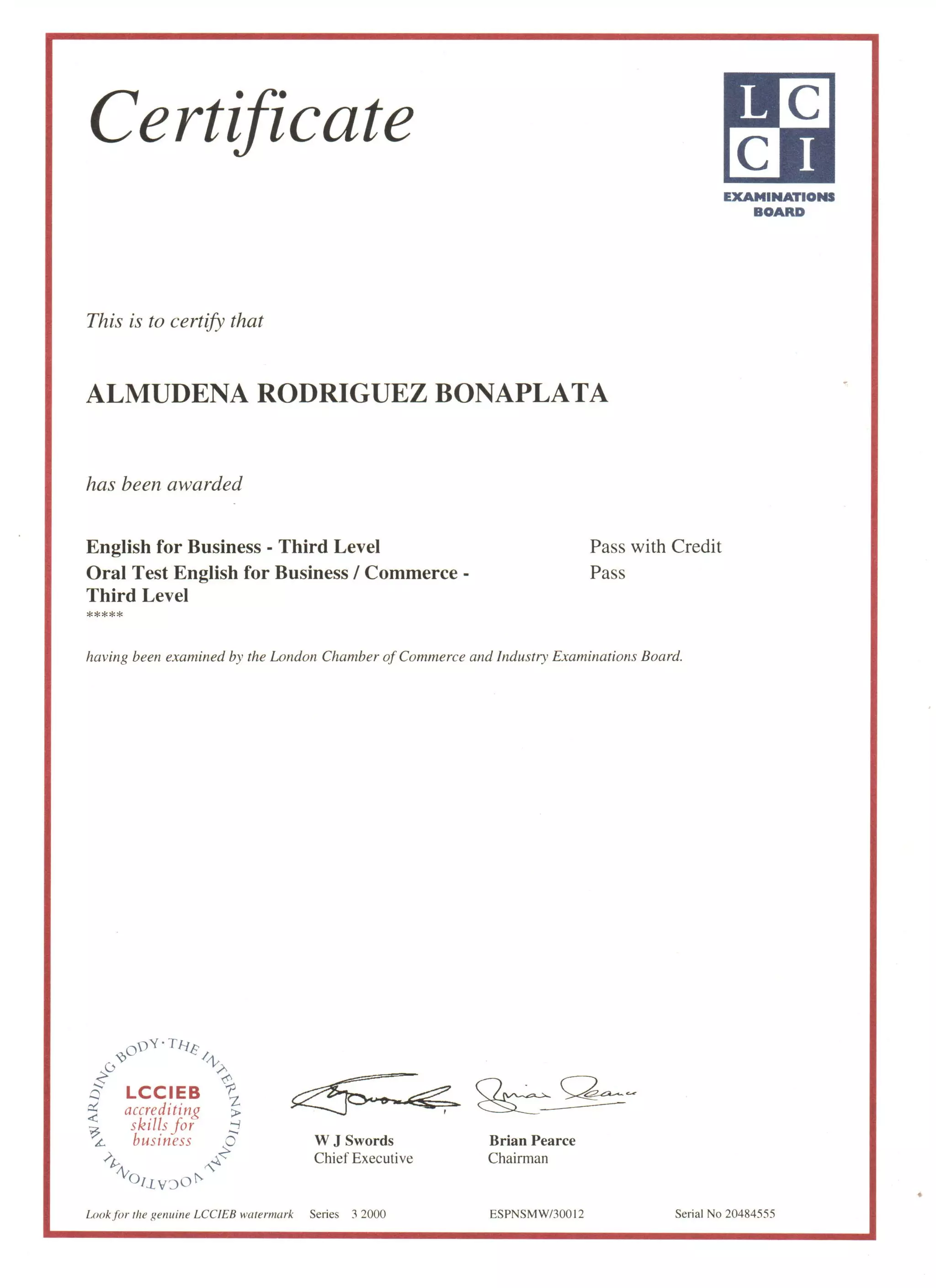 London Chamber of Commerce and Industry - English for business - third ...