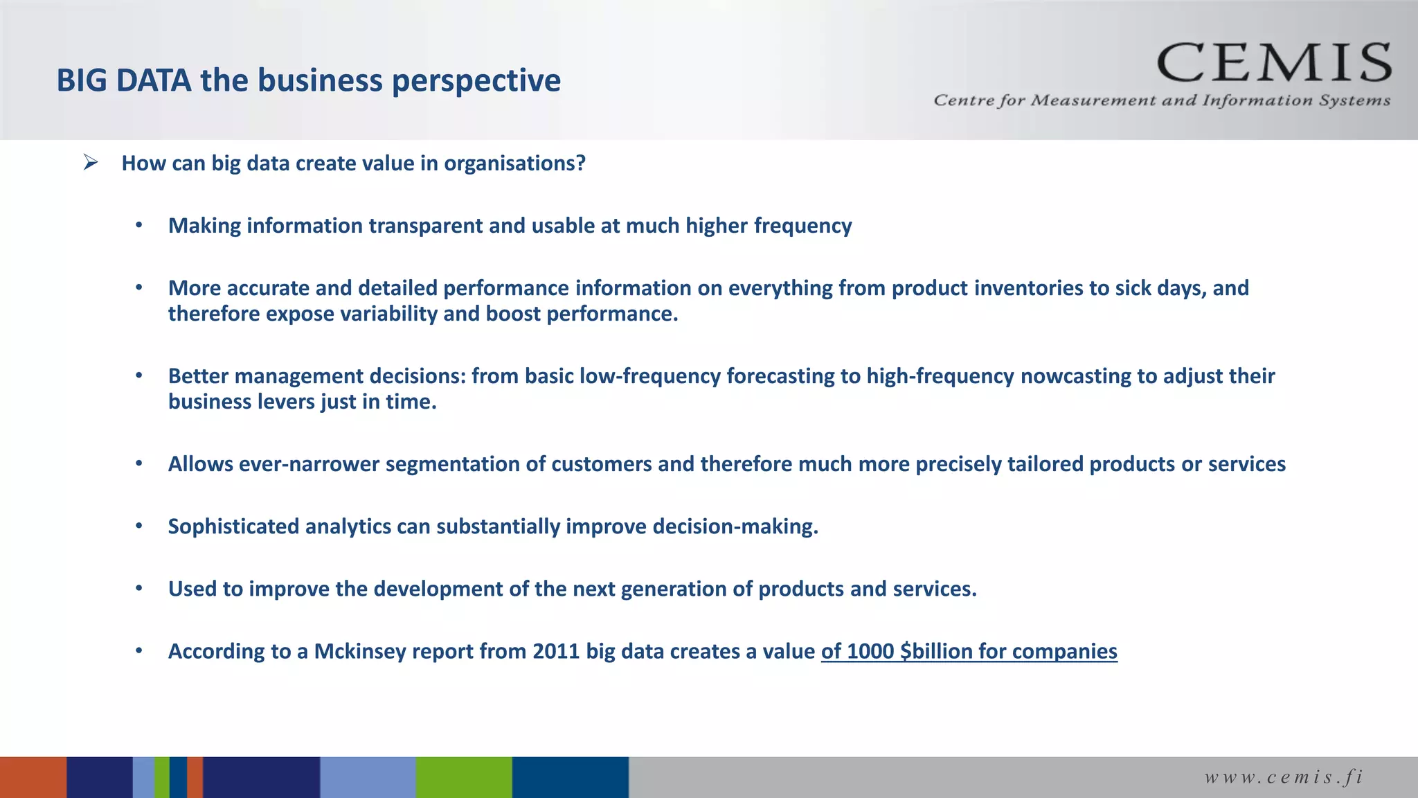 Environmental Big Data: Business Perspective | PPTX