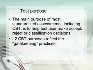 technology in standardized language assessment | PPT