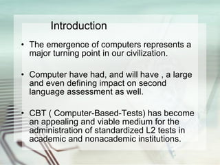 technology in standardized language assessment | PPT