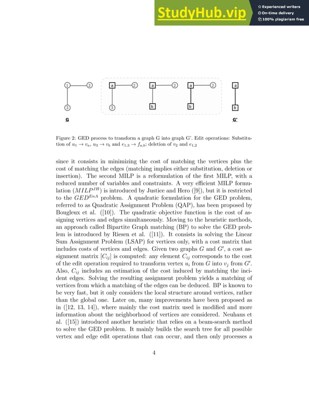 A Local Branching Heuristic For Solving A Graph Edit Distance Problem | PDF