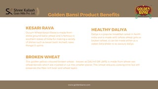 Sooji Manufacturers in India - Shree Kailash Grain Mills | PPT