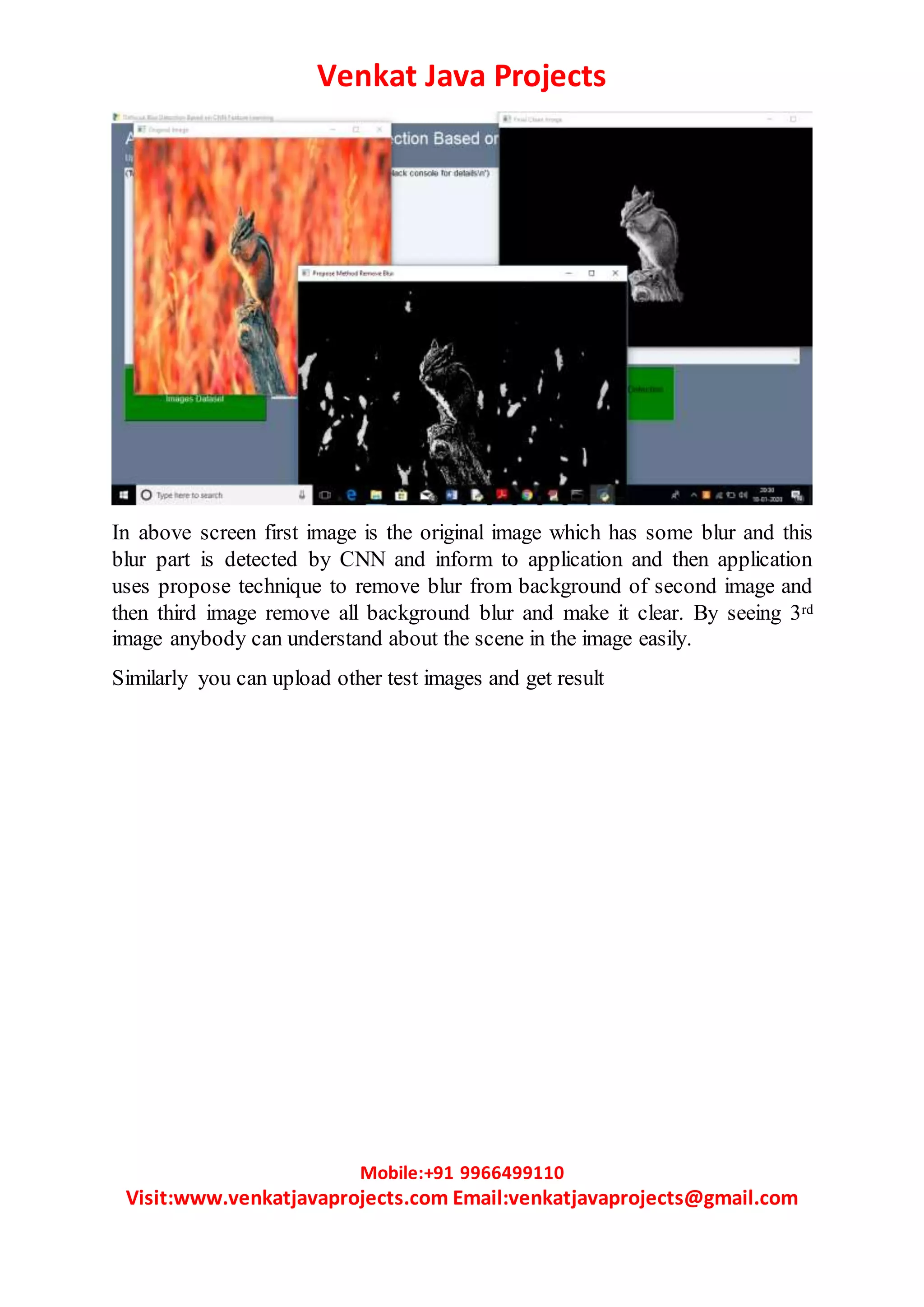 A Local Metric For Defocus Blur Detection Cnn Feature Learning Screenshots Pdf