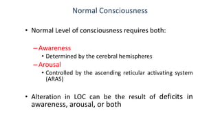 Altered Level Of Consciousness | PPTX