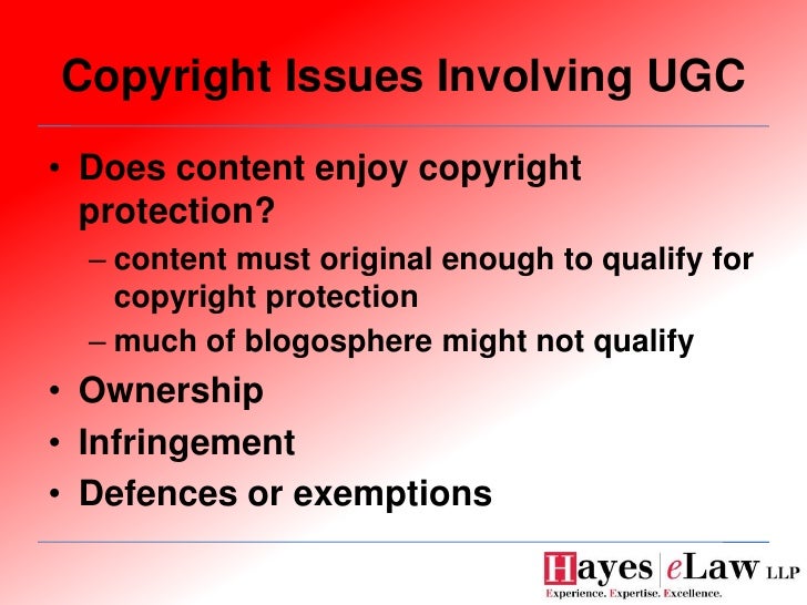 "Some 2009 Copyright Issues" June 4 2009
