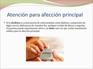 Alodinia, mala comunicación en el sistema nervioso | PPT