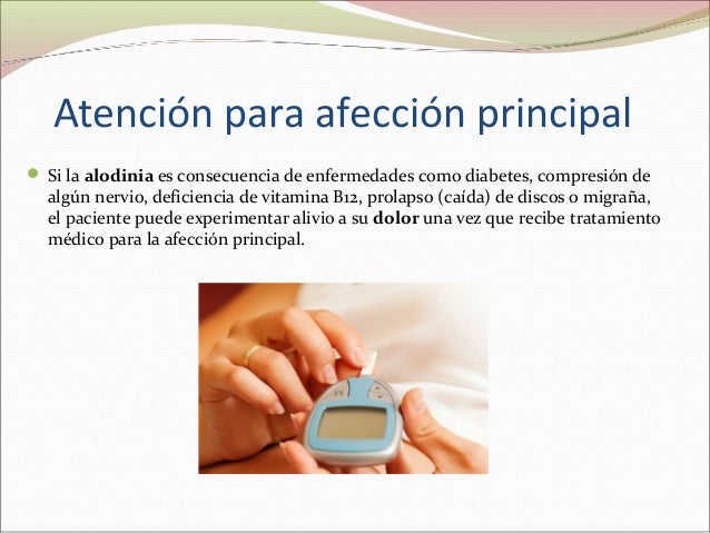 Alodinia, mala comunicación en el sistema nervioso