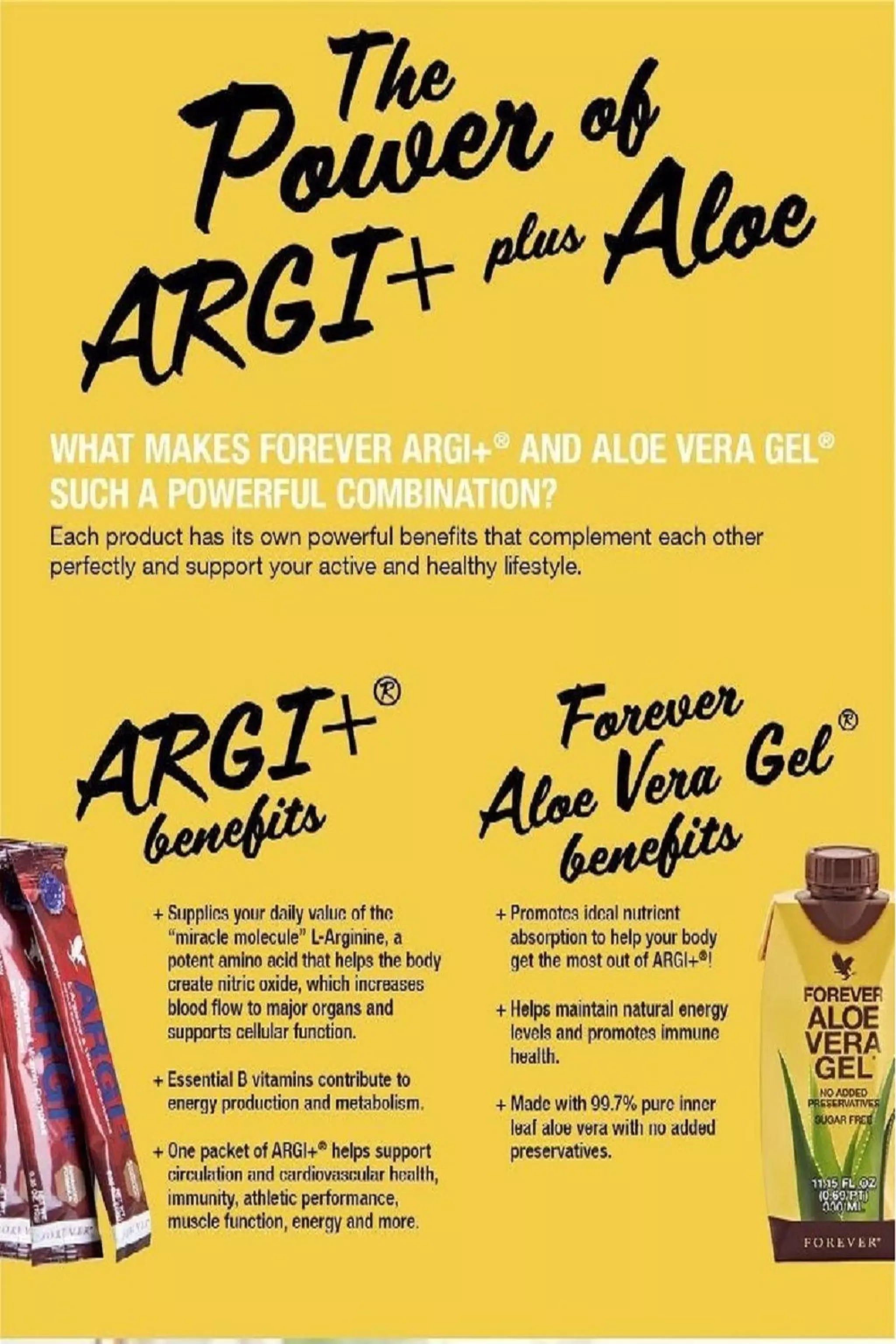 Forever Aloe with argi plus | PDF