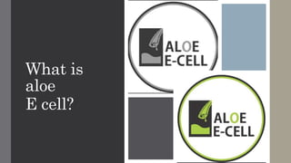 ALOE E-CELL BATTERY (6).pptx | Chemistry | Science