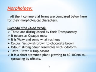 Aloe (Aloe vera) | PPTX