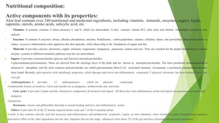 Aloe Vera as a nutraceutical | PPT