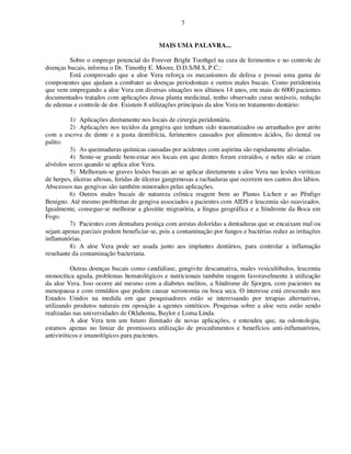 Aloe vera na odontologia | PDF