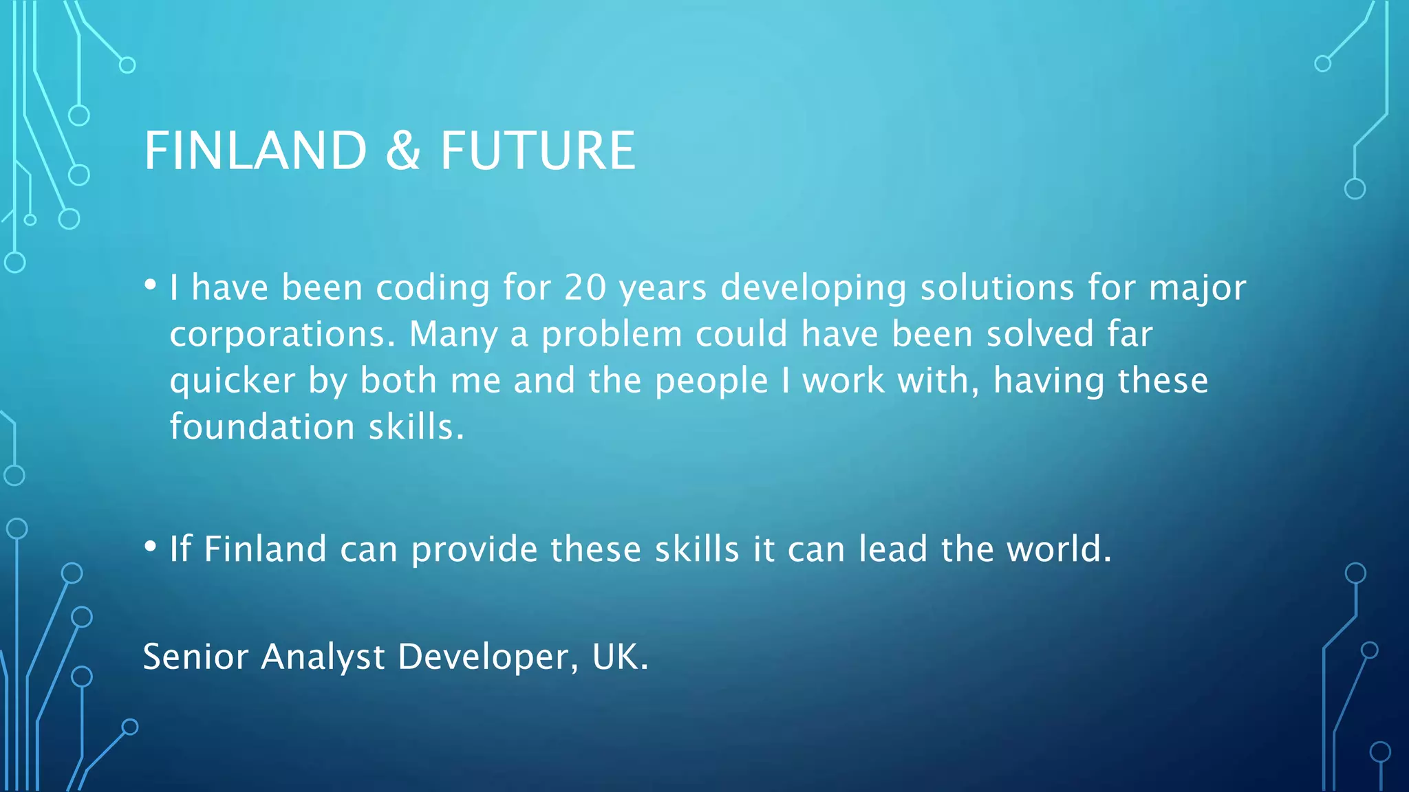 Alo Finland Coding & Collaboration Lessons | PPTX