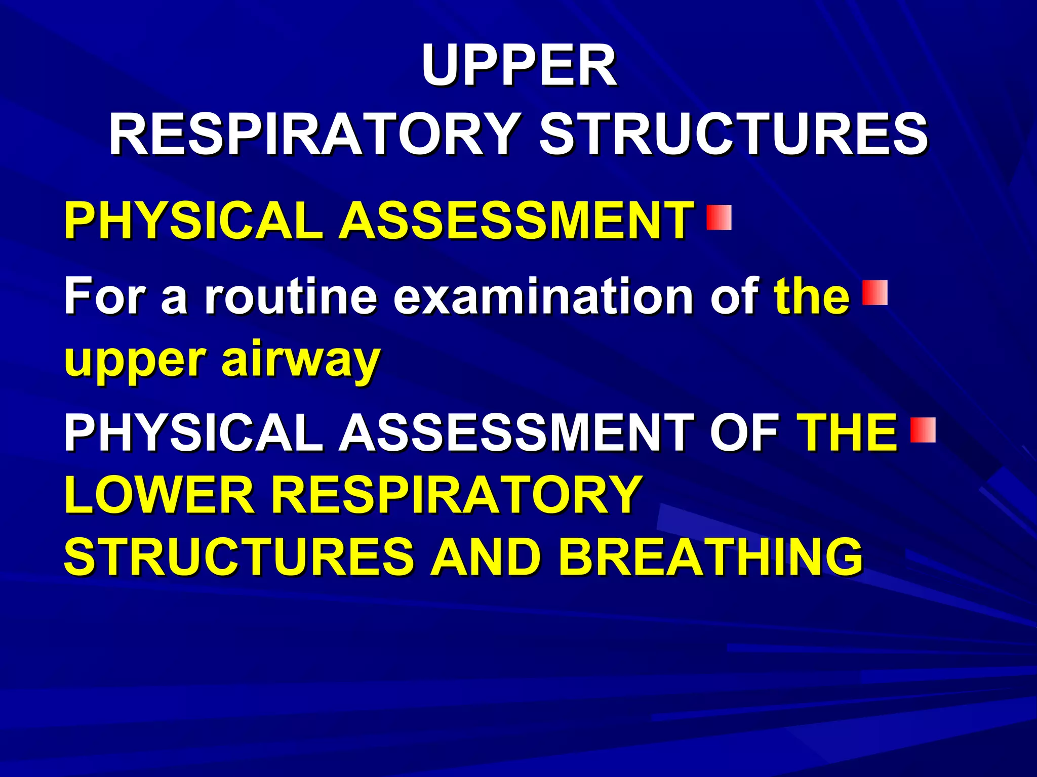 upper and lower of respiratory system | PPT
