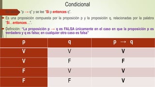 Lógica proposicional | PPTX