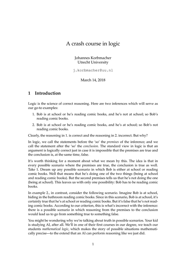 A logic tutorial | PDF