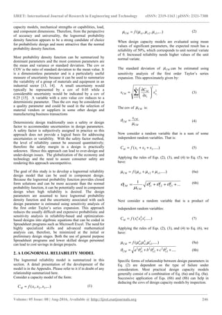 A lognormal reliability design model | DOC | Graphics Software | Computer Software and Applications