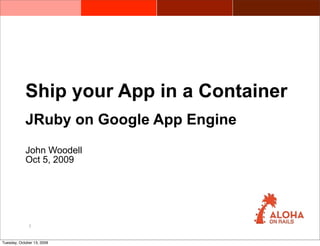 Aloha on-rails-2009 | PPT