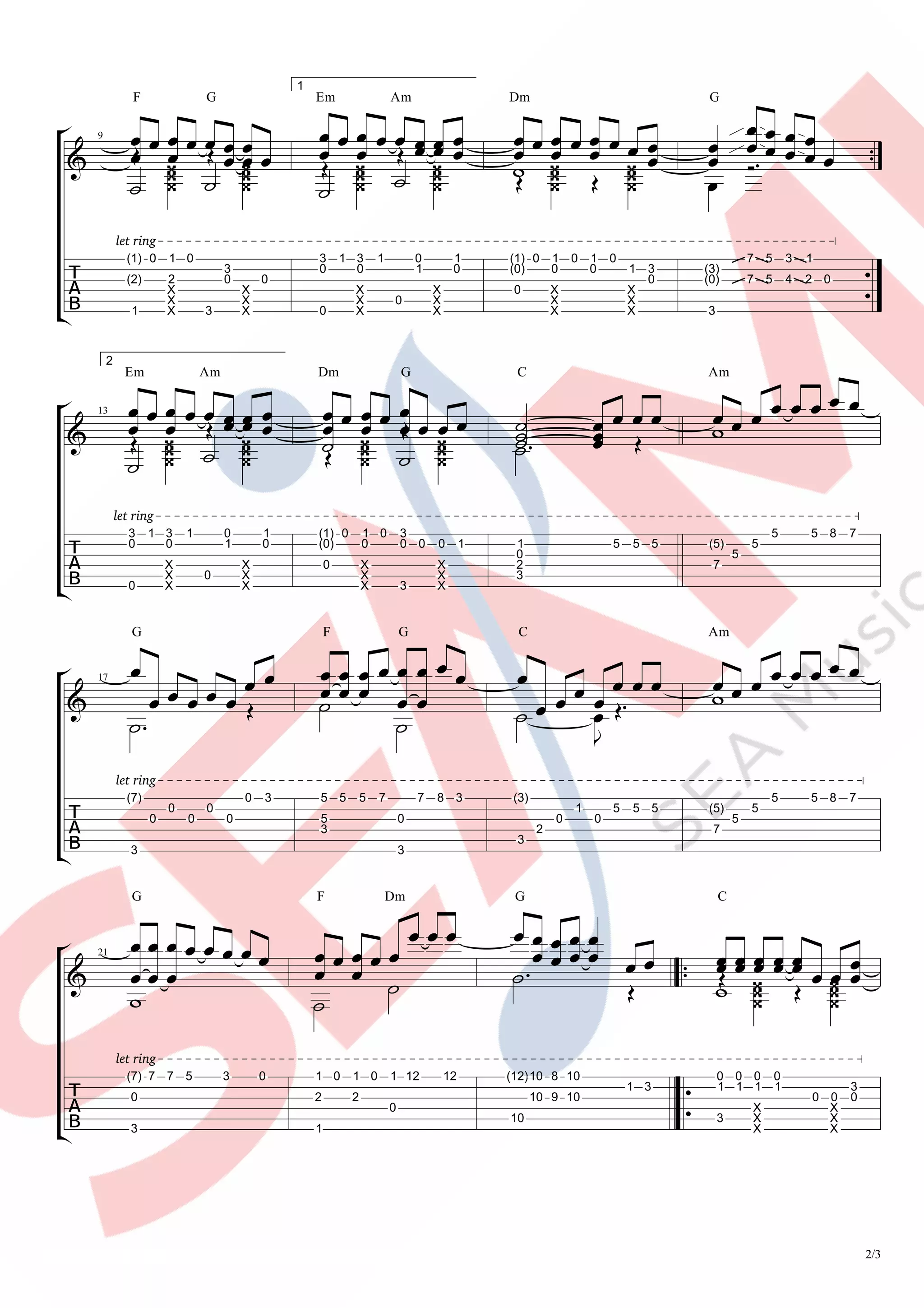 Sheet - Tab Aloha | PDF