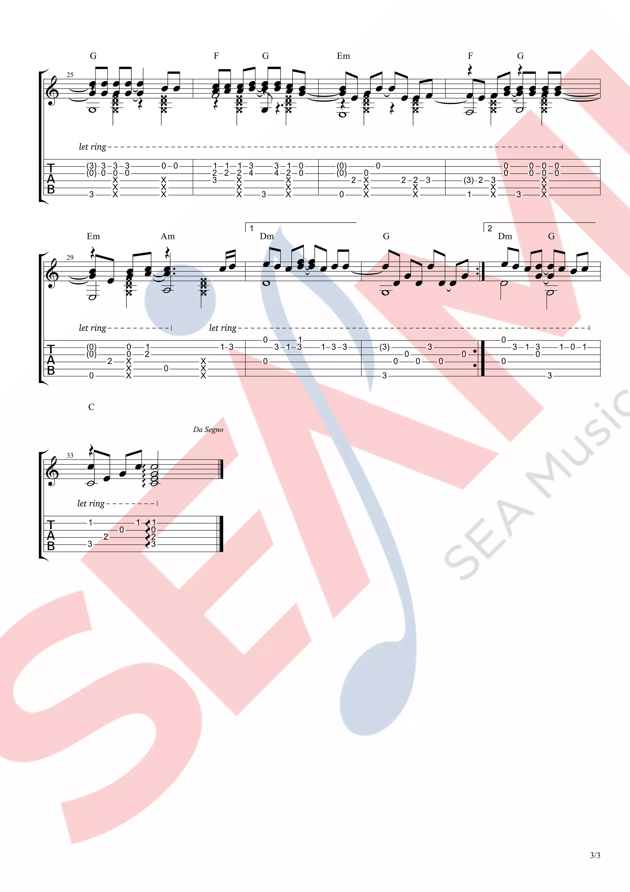 Sheet - Tab Aloha | PDF