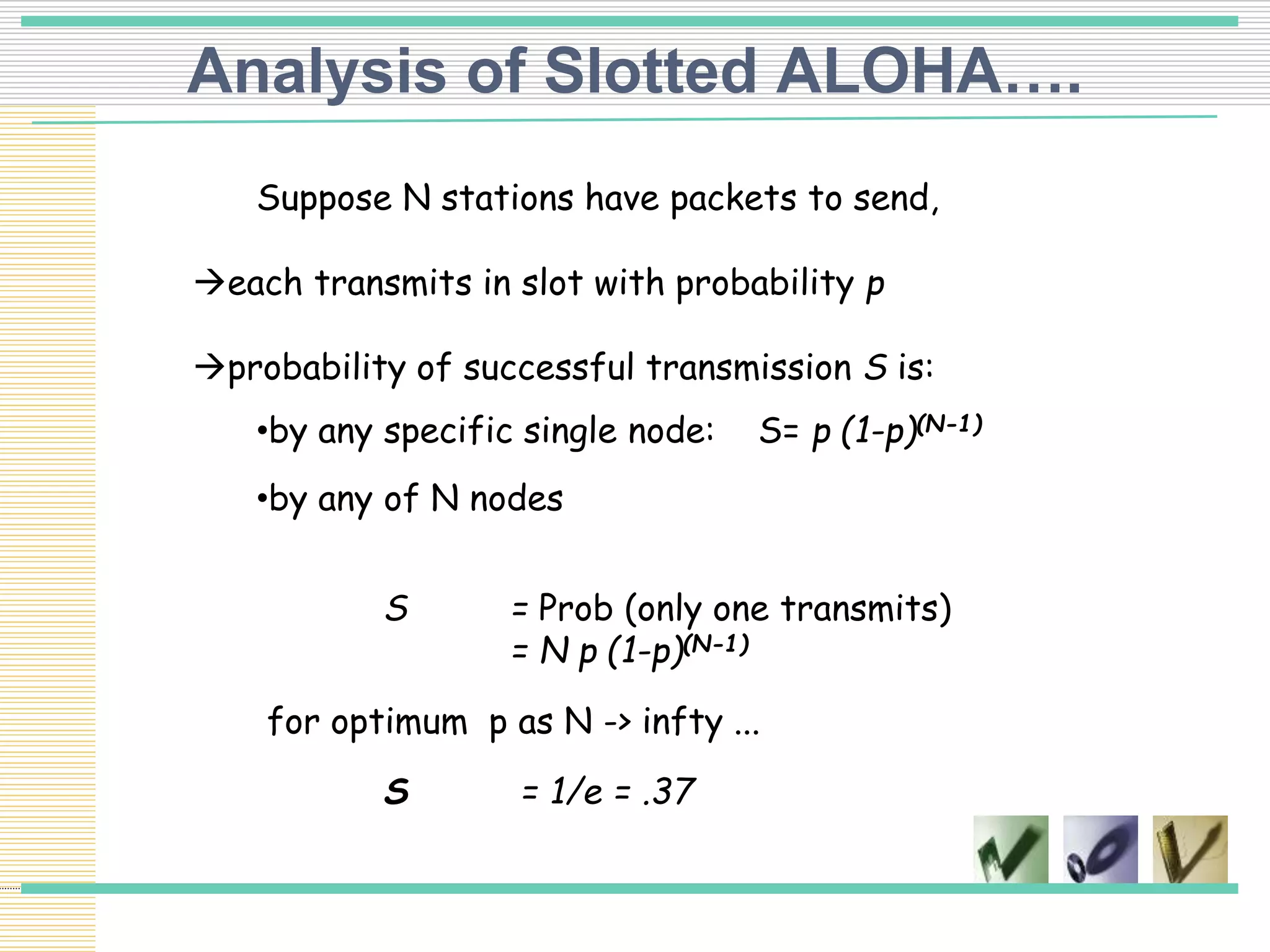 ALOHA Protocol (in detail) | PPTX | Computer Networking | Computing