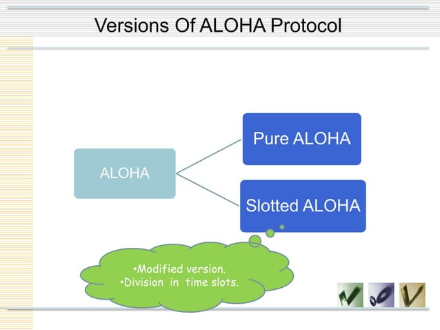 ALOHA Protocol (in detail) | PPTX | Computer Networking | Computing