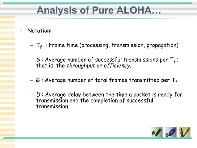 ALOHA Protocol (in detail) | PPTX | Computer Networking | Computing
