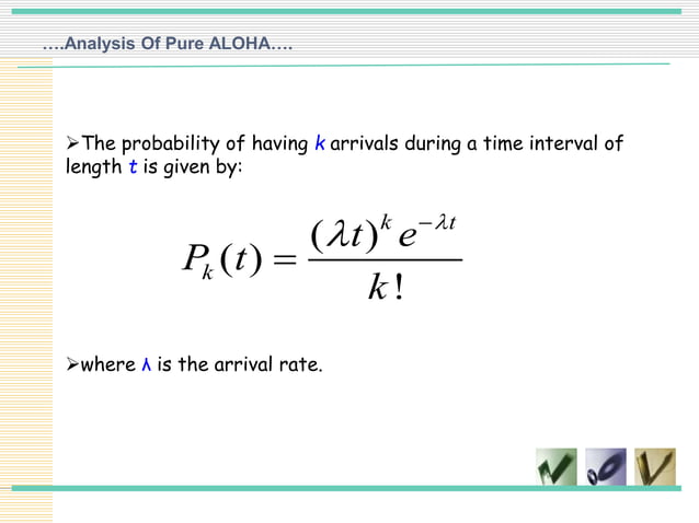 ALOHA Protocol (in detail) | PPTX | Computer Networking | Computing