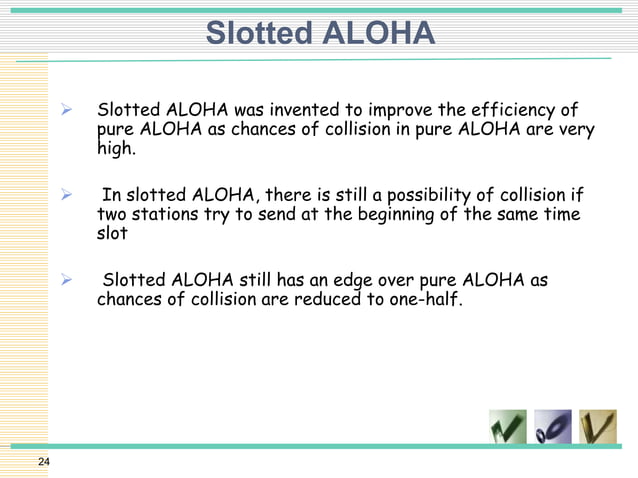 ALOHA Protocol (in detail) | PPTX | Computer Networking | Computing