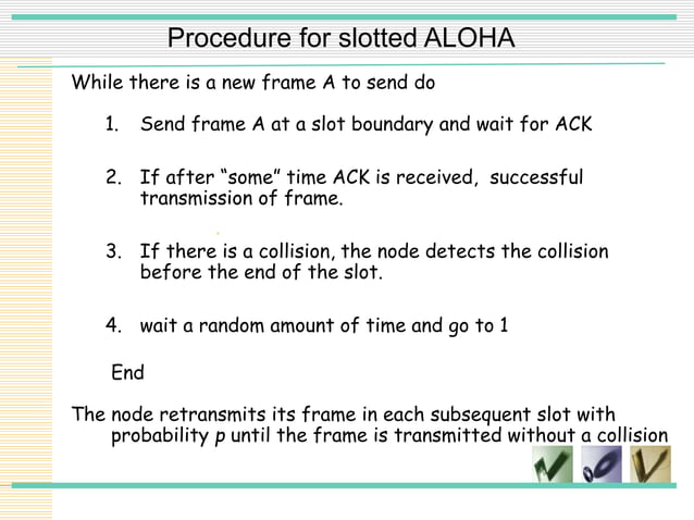 ALOHA Protocol (in detail) | PPTX | Computer Networking | Computing