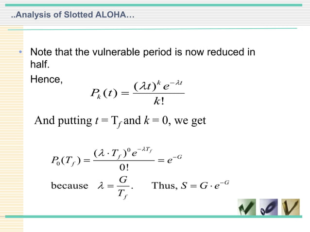 ALOHA Protocol (in detail) | PPTX | Computer Networking | Computing