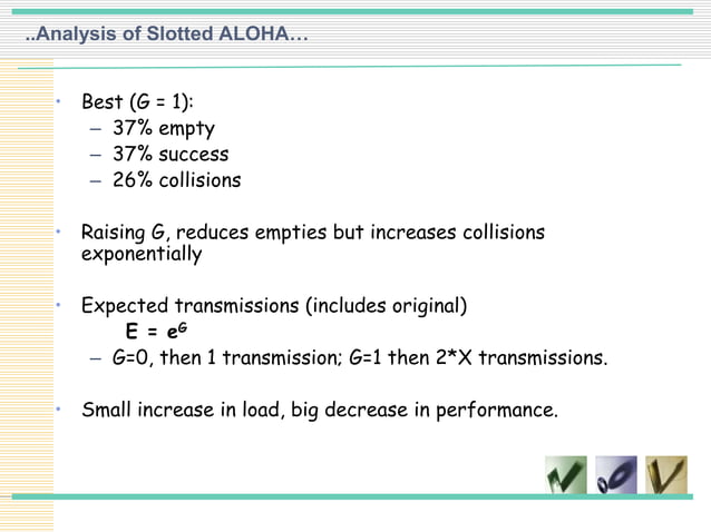 ALOHA Protocol (in detail) | PPTX | Computer Networking | Computing