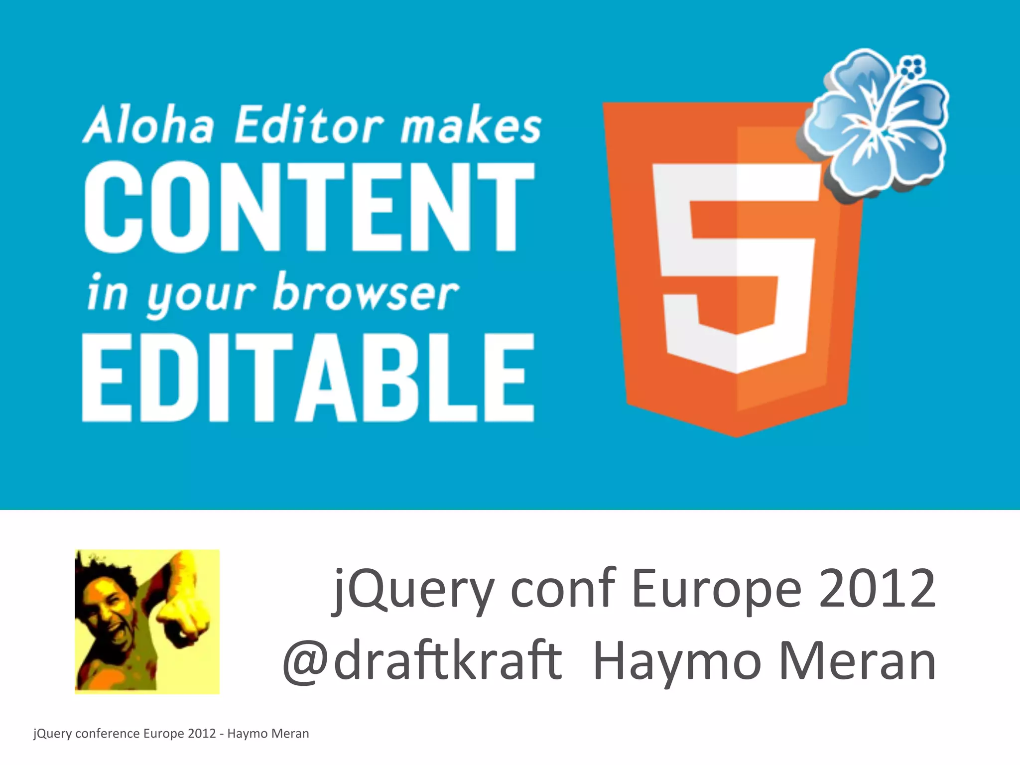 Aloha Editor and Aloha Wikidocs | PDF