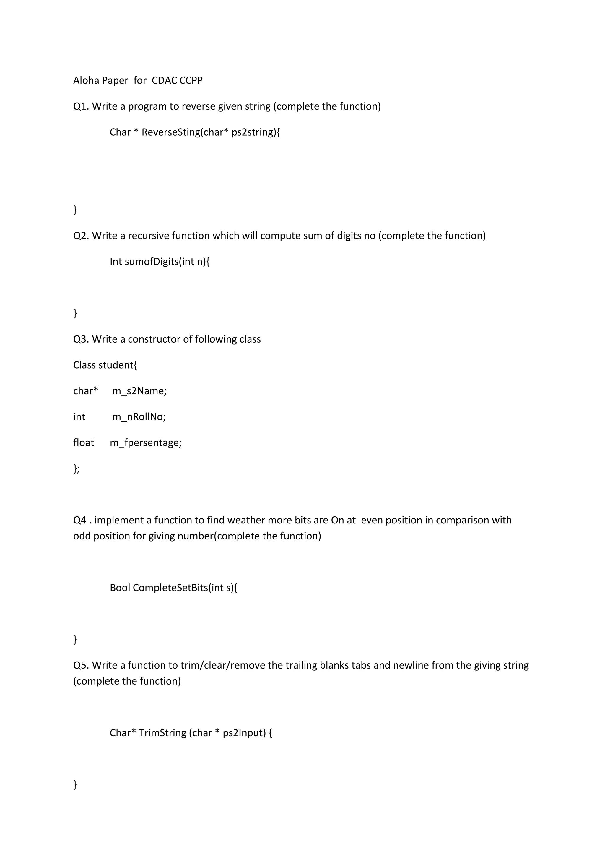 Aloha paper for cdac ccpp | PDF