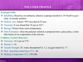 FORMULATION AND INVITRO EVALUATION OF COLON SPECIFIC DRUG DELIVERY ...