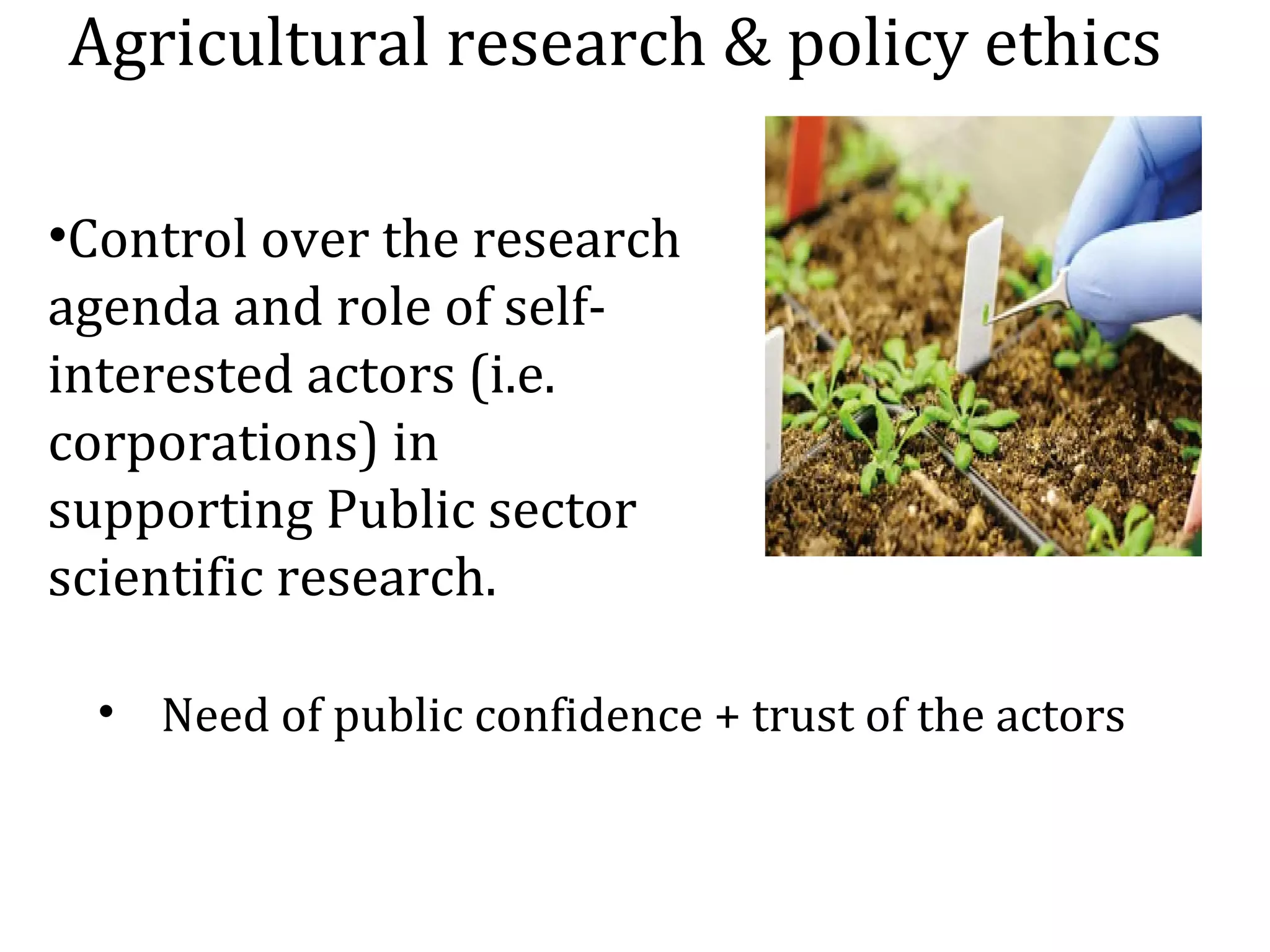 Agricultural Ethics | PPT