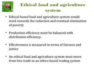 Agricultural Ethics | PPT